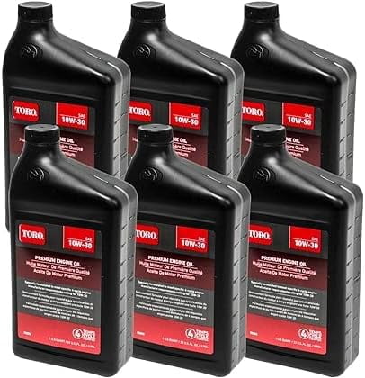 Toro 138-6053 Full Synthetic SAE 10W-30 4-Cycle Engine Oil 32 Ounce ...
