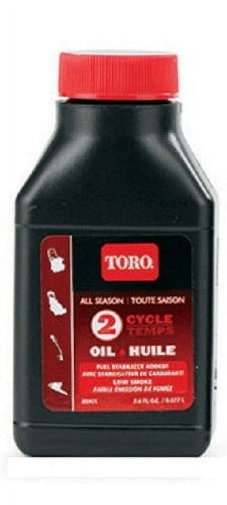 Toro 38901 2.6 oz Bottle Of 2 Cycle All-Season Oil With Fuel Stabilizer ...