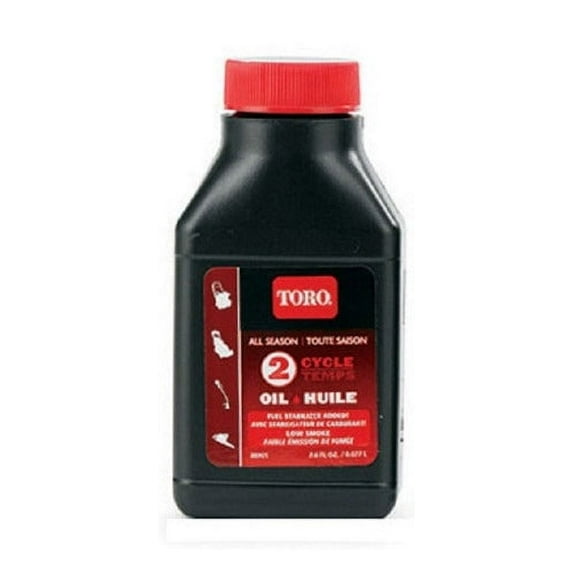 Toro 38901 2.6 oz Bottle Of 2 Cycle All-Season Oil With Fuel Stabilizer ...