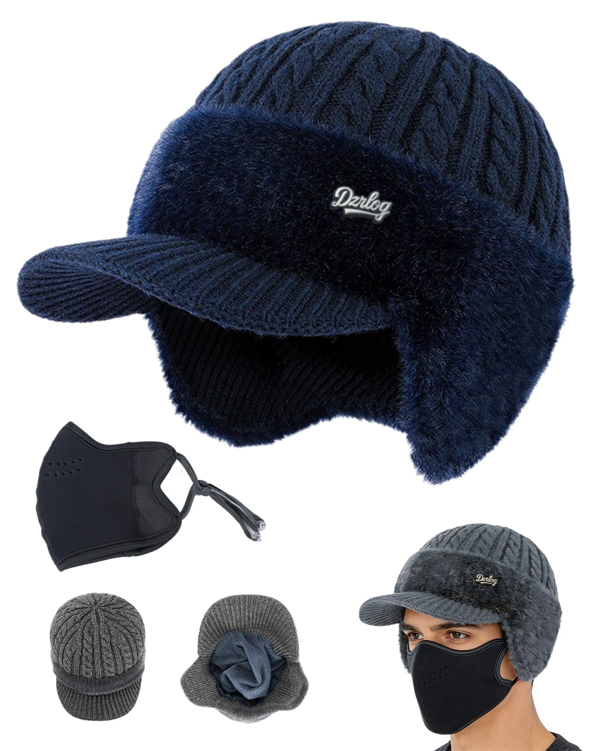 Torocky ColdShield Trapper, Coldshield Trapper Hat, Winter Knit Hat ...