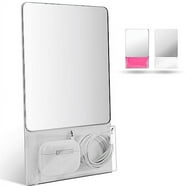 CEREM Magnetic Locker Mirror, Pink 5" x 7" - Real Glass Make-up Mirror ...