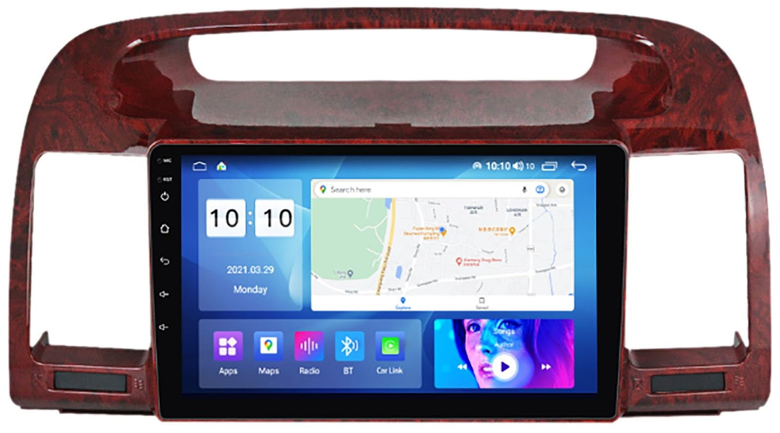 Torovo Android 12 GPS Navigation Car Stereo for T-oyota Camry 2002-06 ...