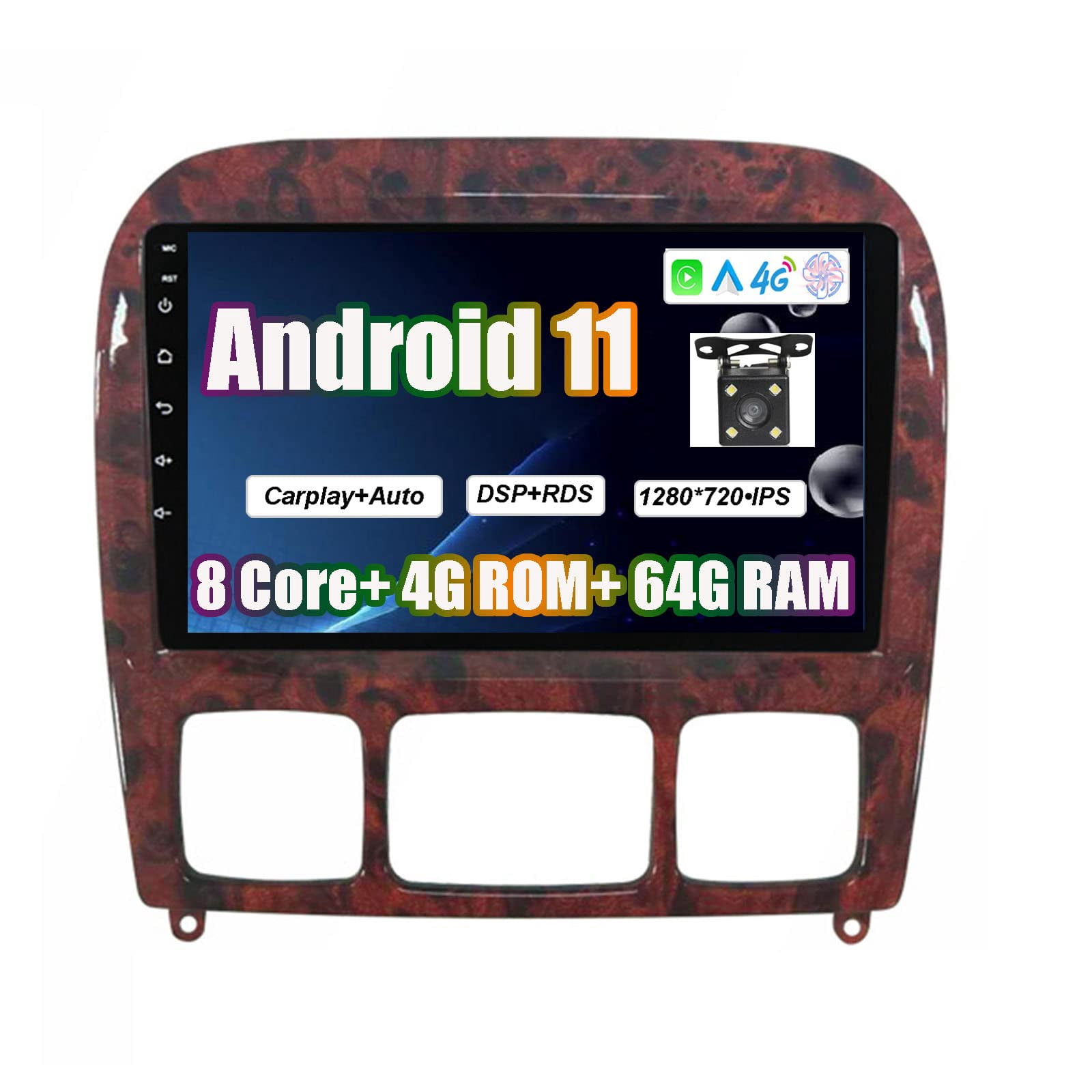 Torovo Android Auto Car Stereo Double Din RDS FM DSP Carplay 9Inch ...