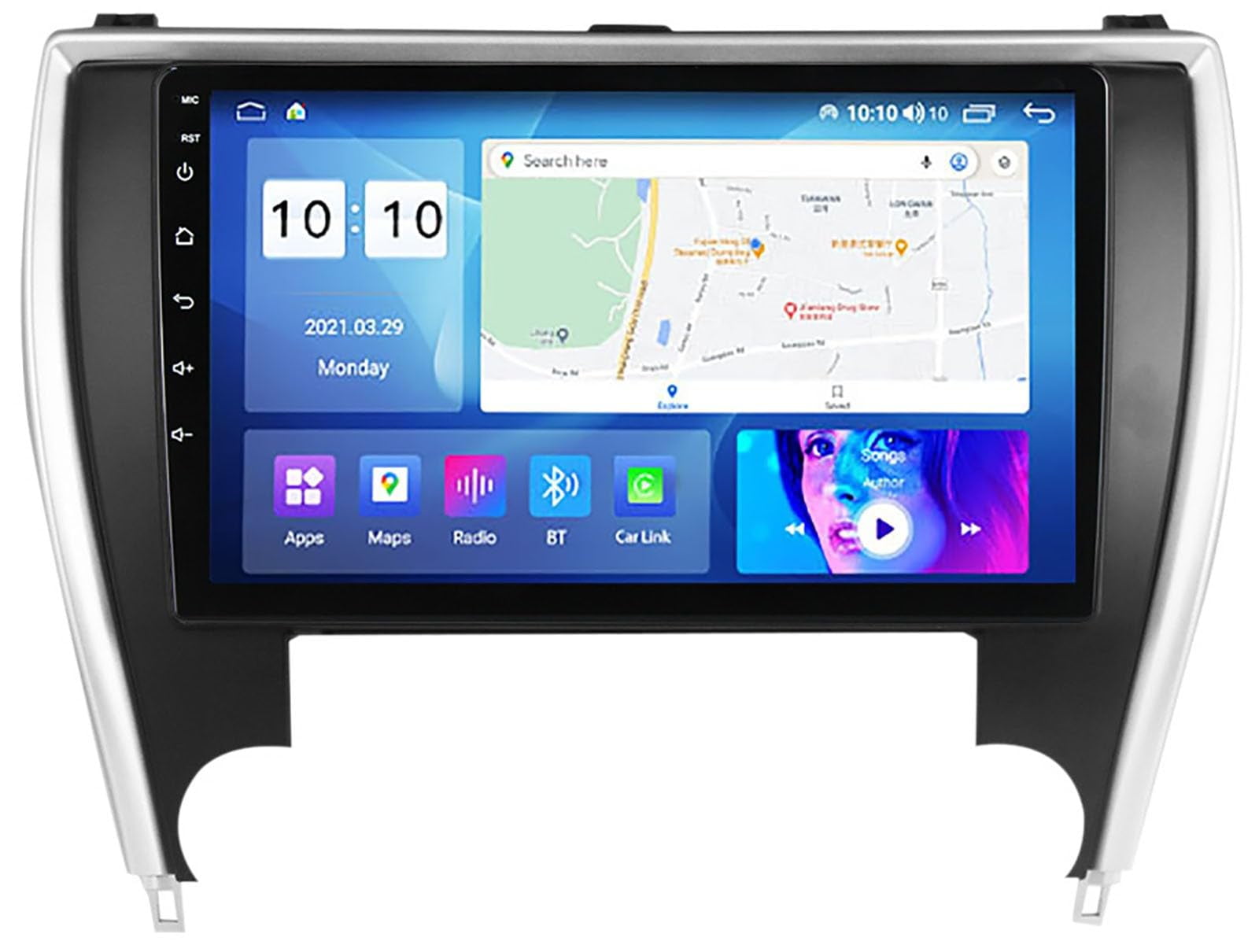 Torovo Car Radio Android 12 Car Stereo for T-Oyota Camry Camry 14-17, 2 ...