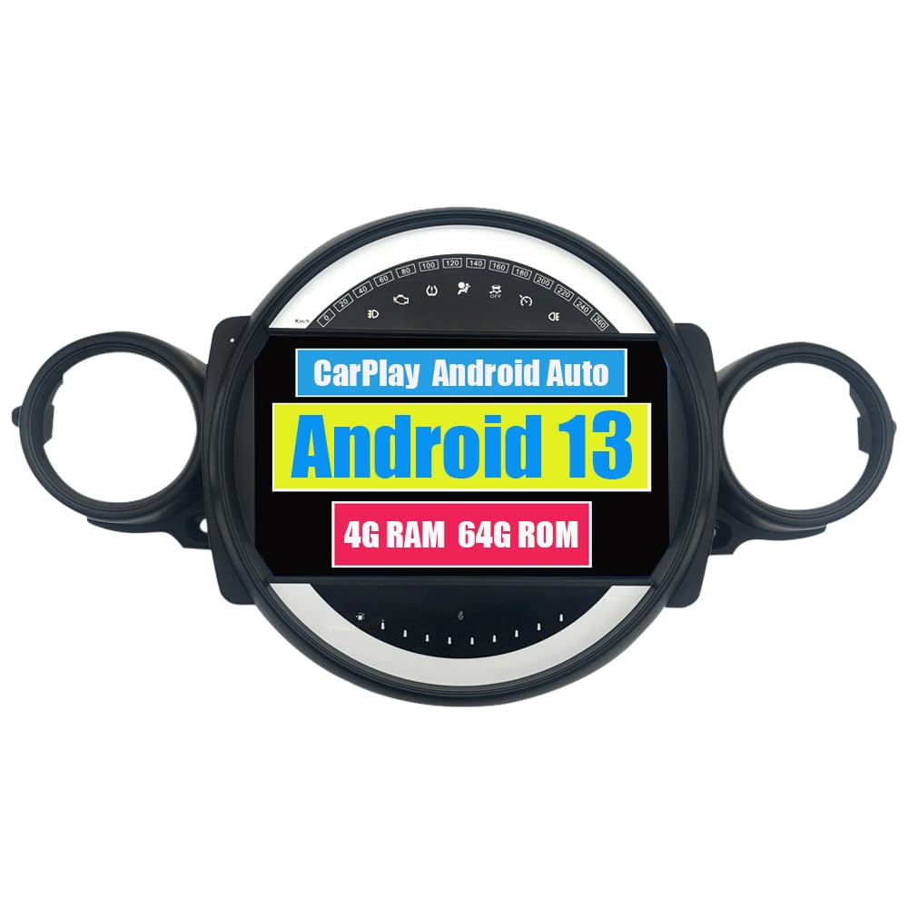 Torovo Car Stereo CarPlay Head Unit for BMW Mini Cooper R56 R60 2007 ...