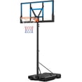Toremore 46 In. Portable Basketball Hoop Outdoor, 4.4-10 FT Height ...
