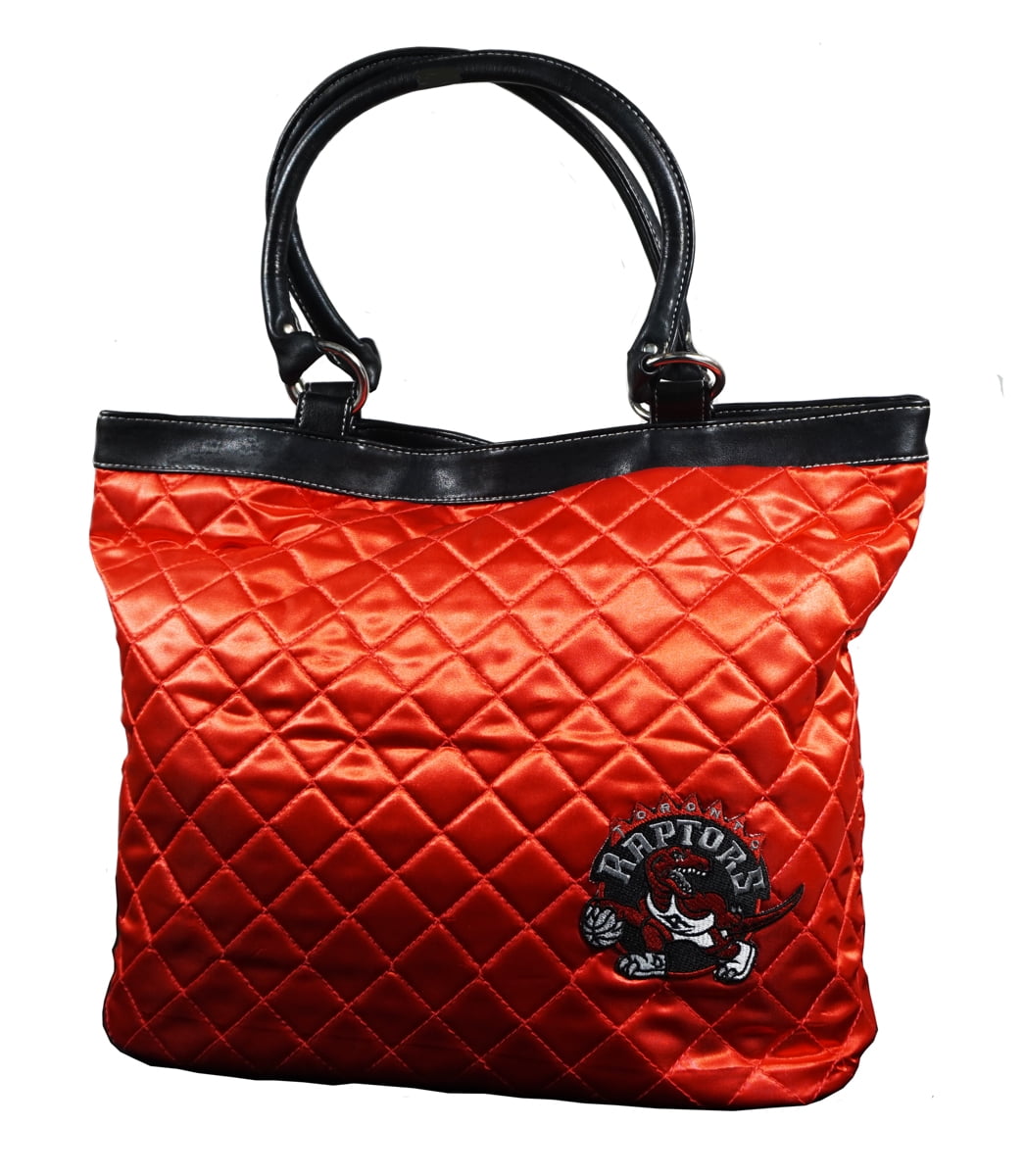 Toronto Basketball Raptors Red Quilted Tote Bag 16 x 5 1/2 x 12 ...