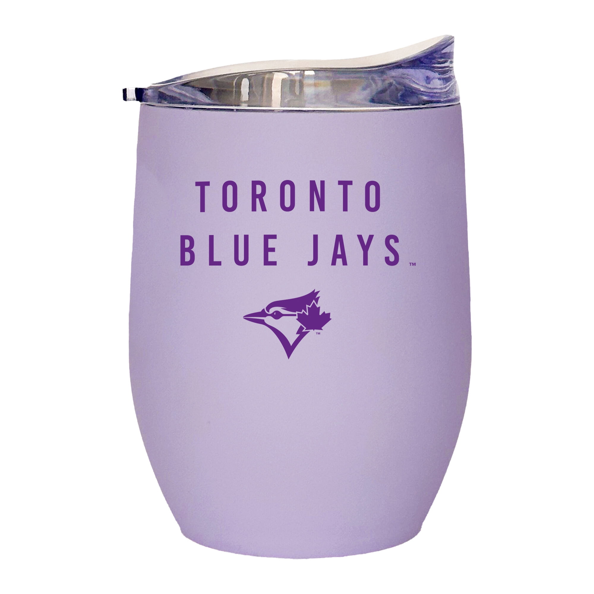 Toronto Blue Jays 16oz. Lavender Soft Touch Curved Tumbler - Walmart.com