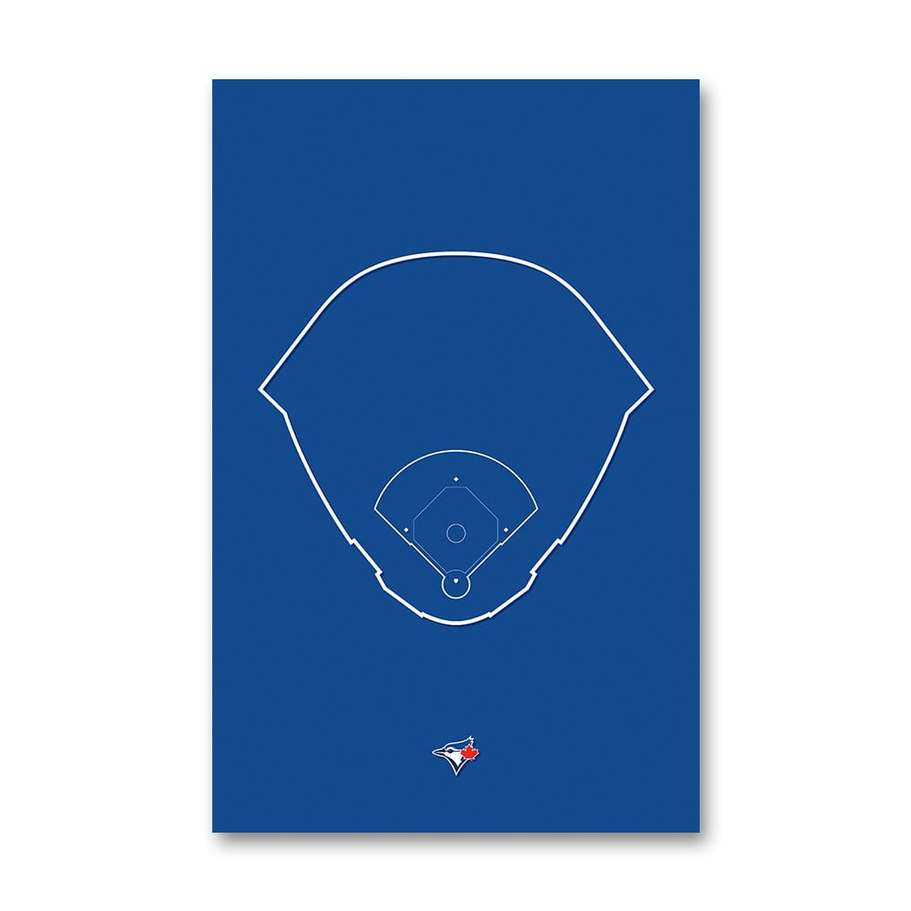 Toronto Blue Jays Rogers Centre 11" x 17" Ballpark Outline Art Poster ...