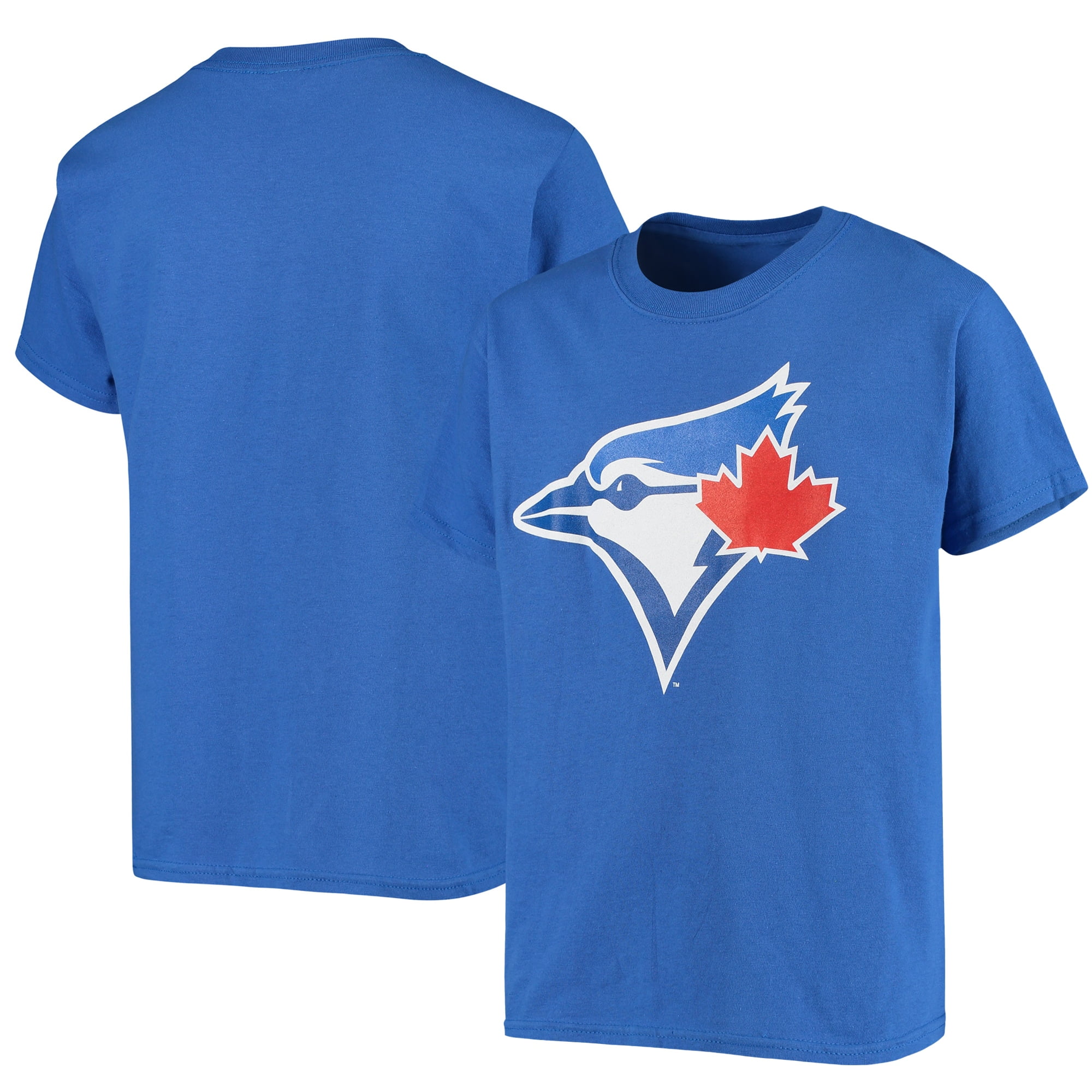 Youth Stitches Royal Toronto Blue Jays Team Logo T-Shirt - Walmart.com