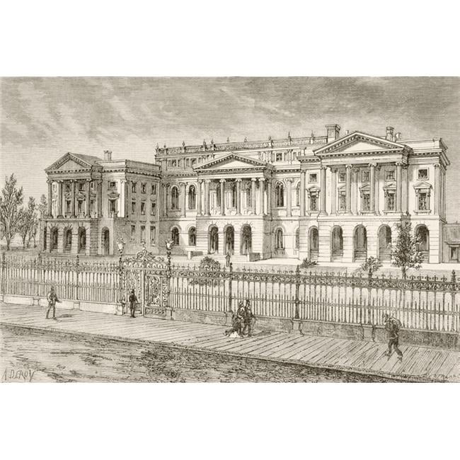 Toronto - Canada. Osgoode Hall In The 19th Century From A 19th Century ...