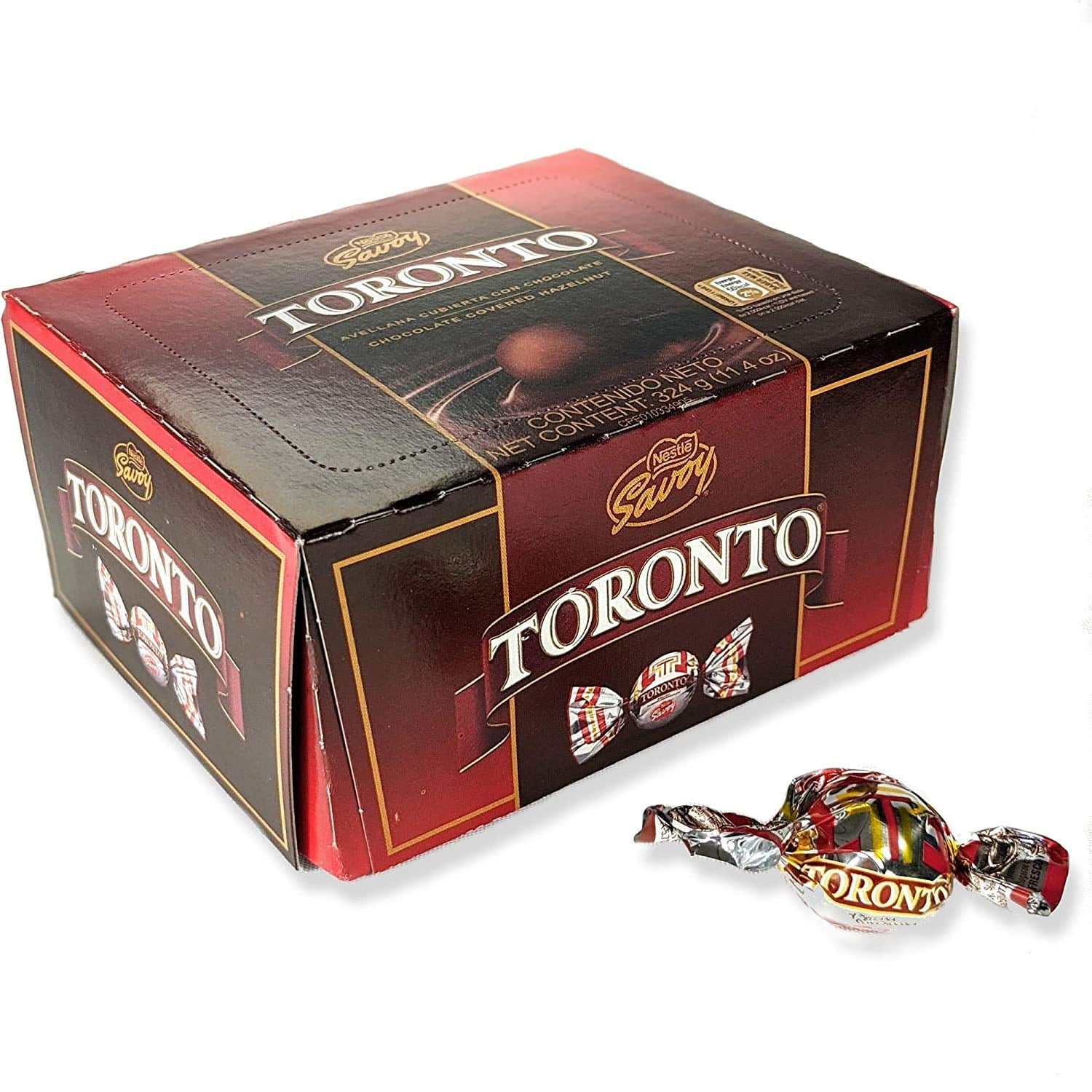 Toronto Chocolate Hazelnuts Avellana (Box 36 Units) Venezuelan Treat ...