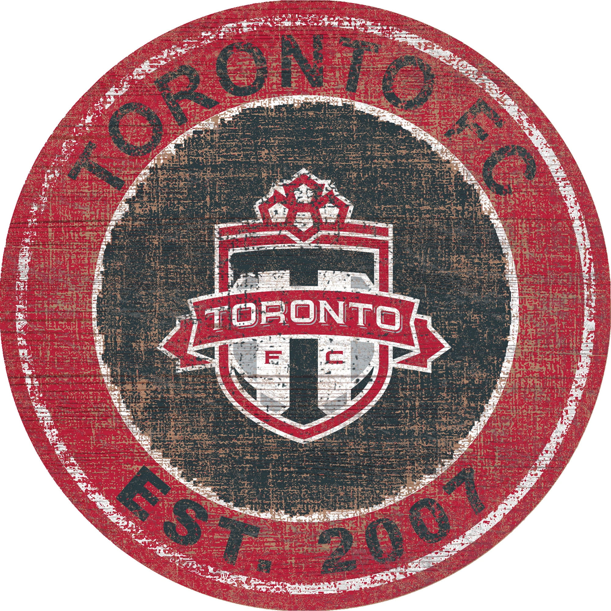 Toronto FC 24" x 24" Heritage Logo Round Sign - Walmart.com