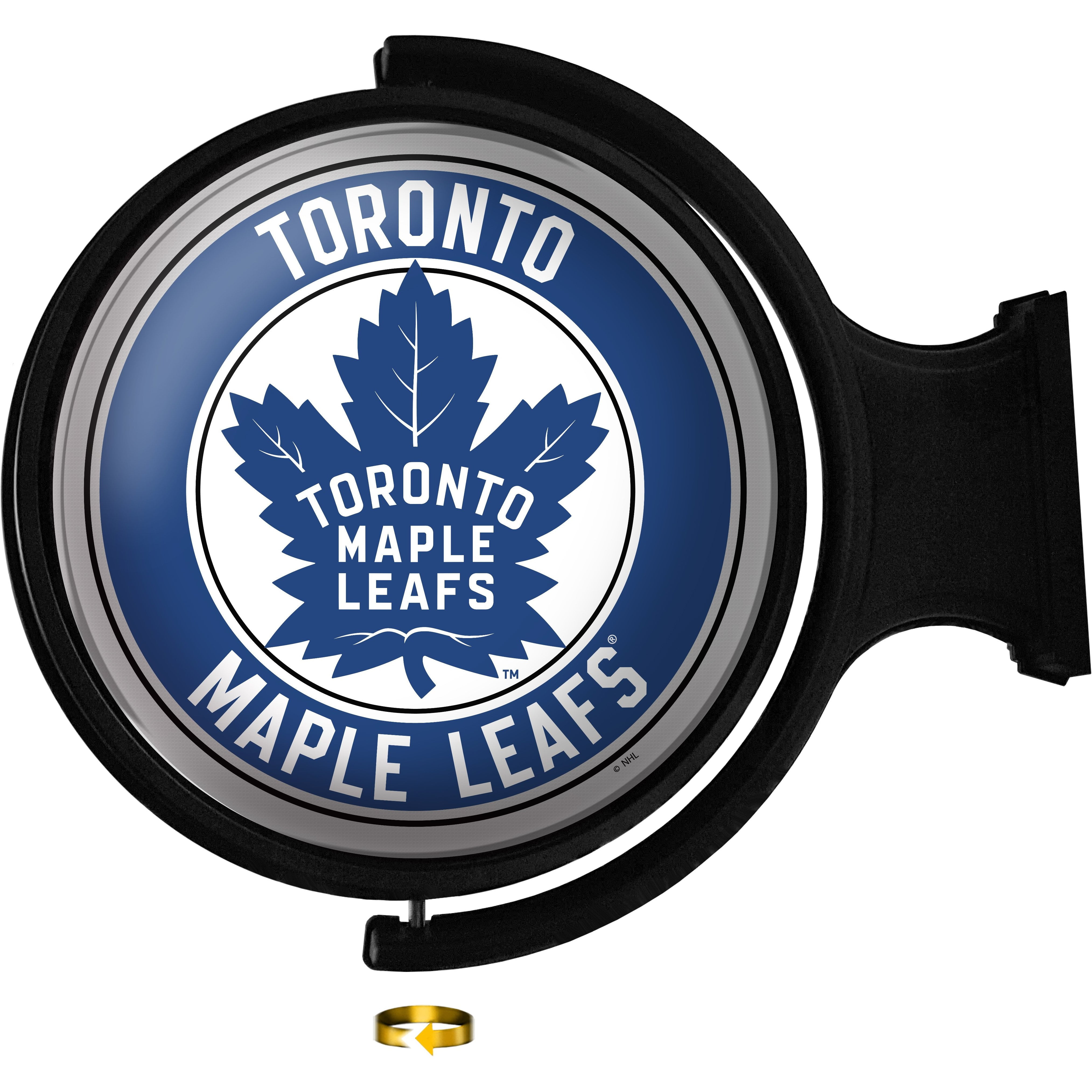 Toronto Maple Leafs 23'' x 21'' Team Illuminated Rotating Wall Sign ...