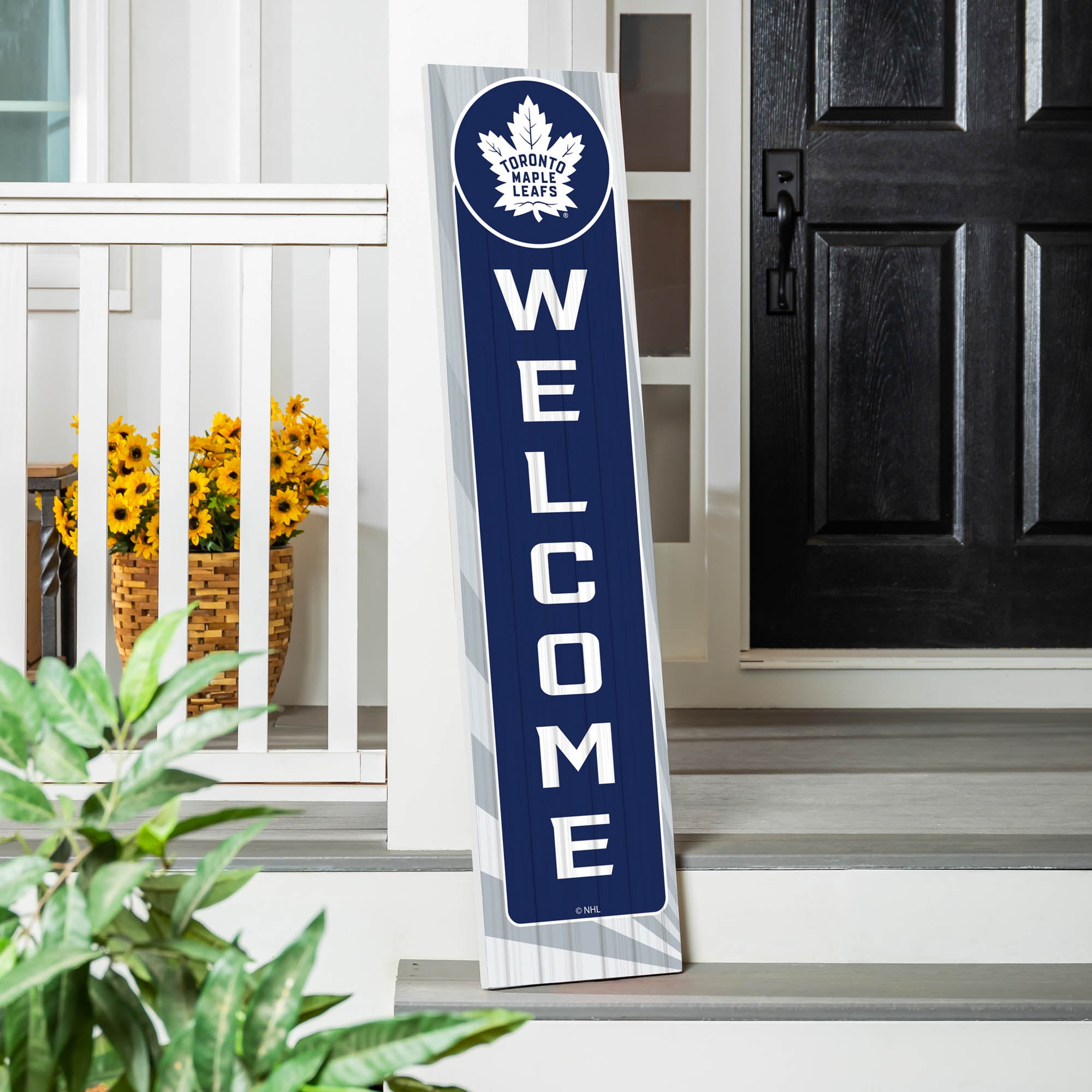 Toronto Maple Leafs 47" Color Waves Porch Leaner Welcome Wall Sign ...
