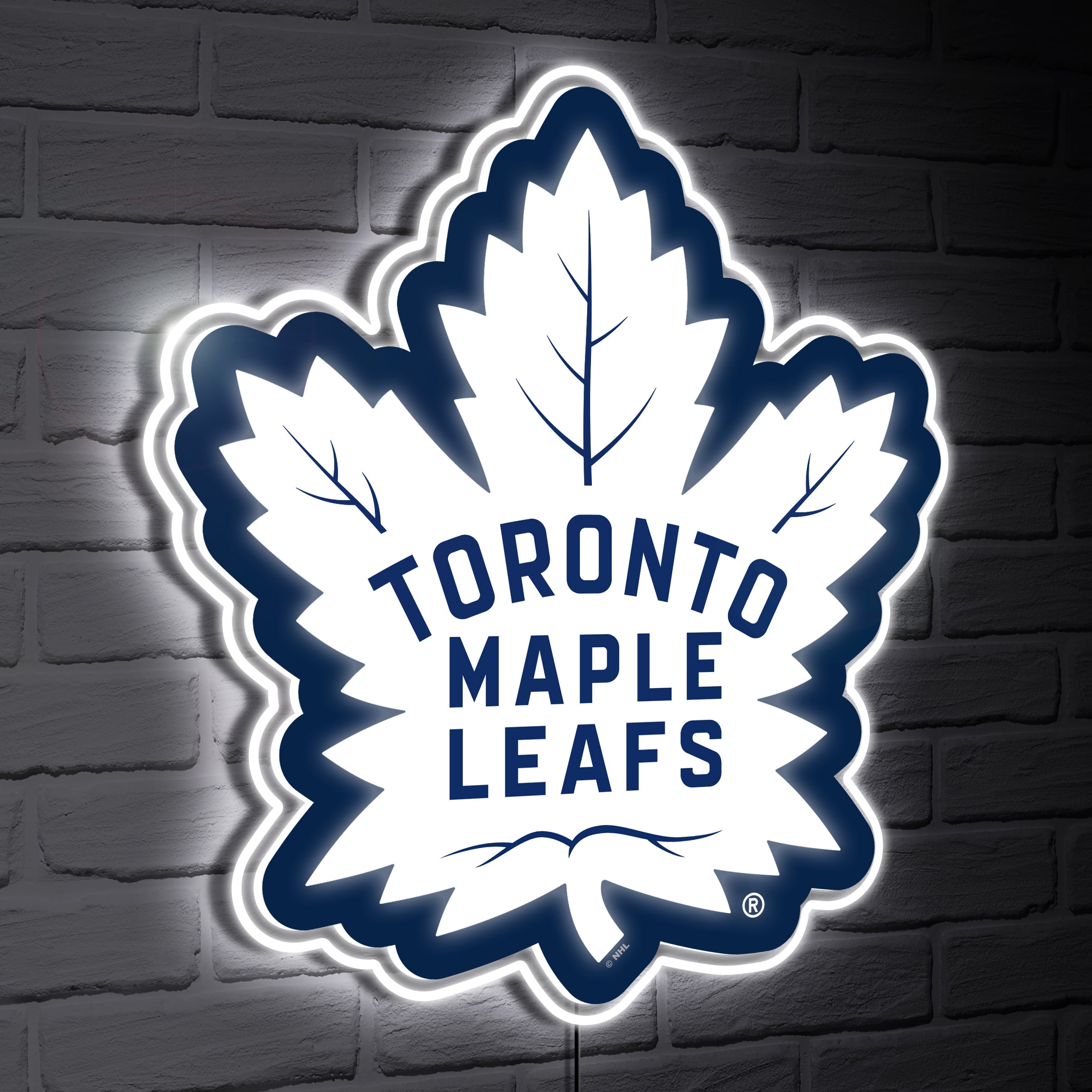 Toronto Maple Leafs LED Team Logo Shaped Lighted Wall Sign - Walmart.com