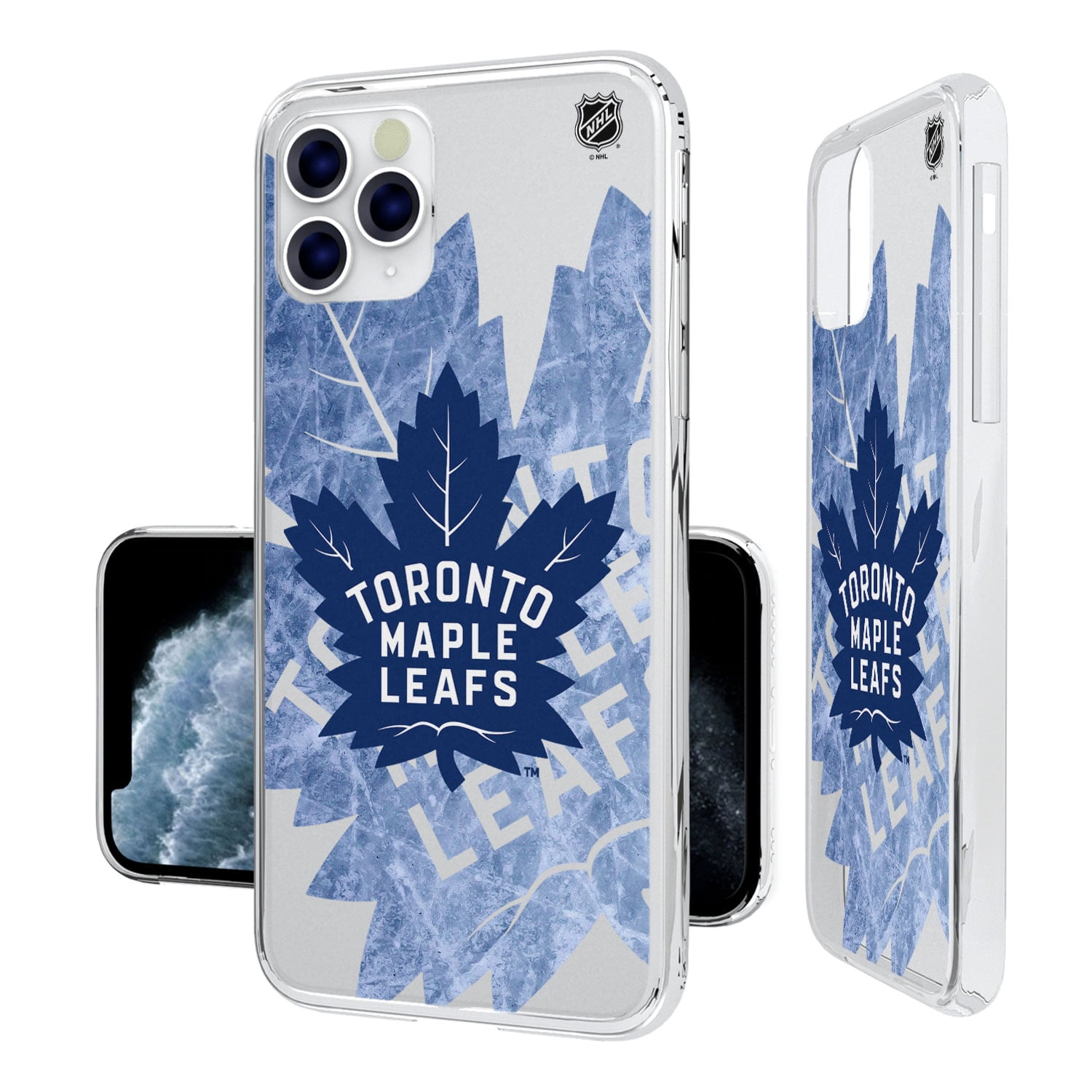 Toronto Maple Leafs iPhone Clear Ice Case - Walmart.com