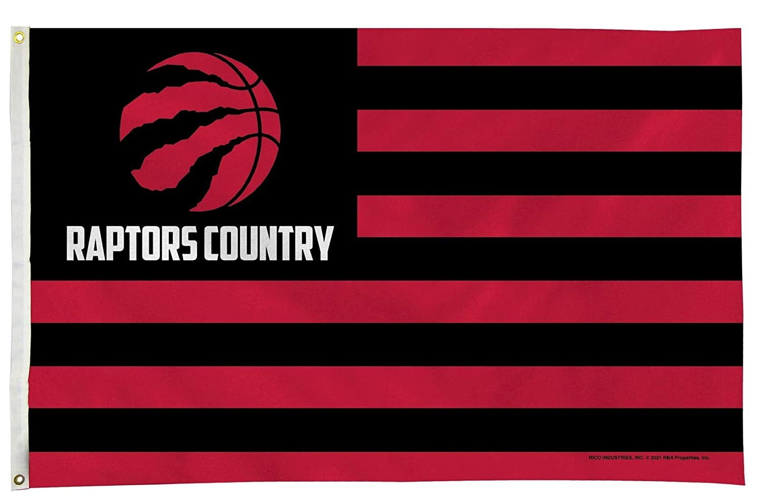 Toronto Raptors Flag Banner 3x5 Country Design Premium with Metal ...
