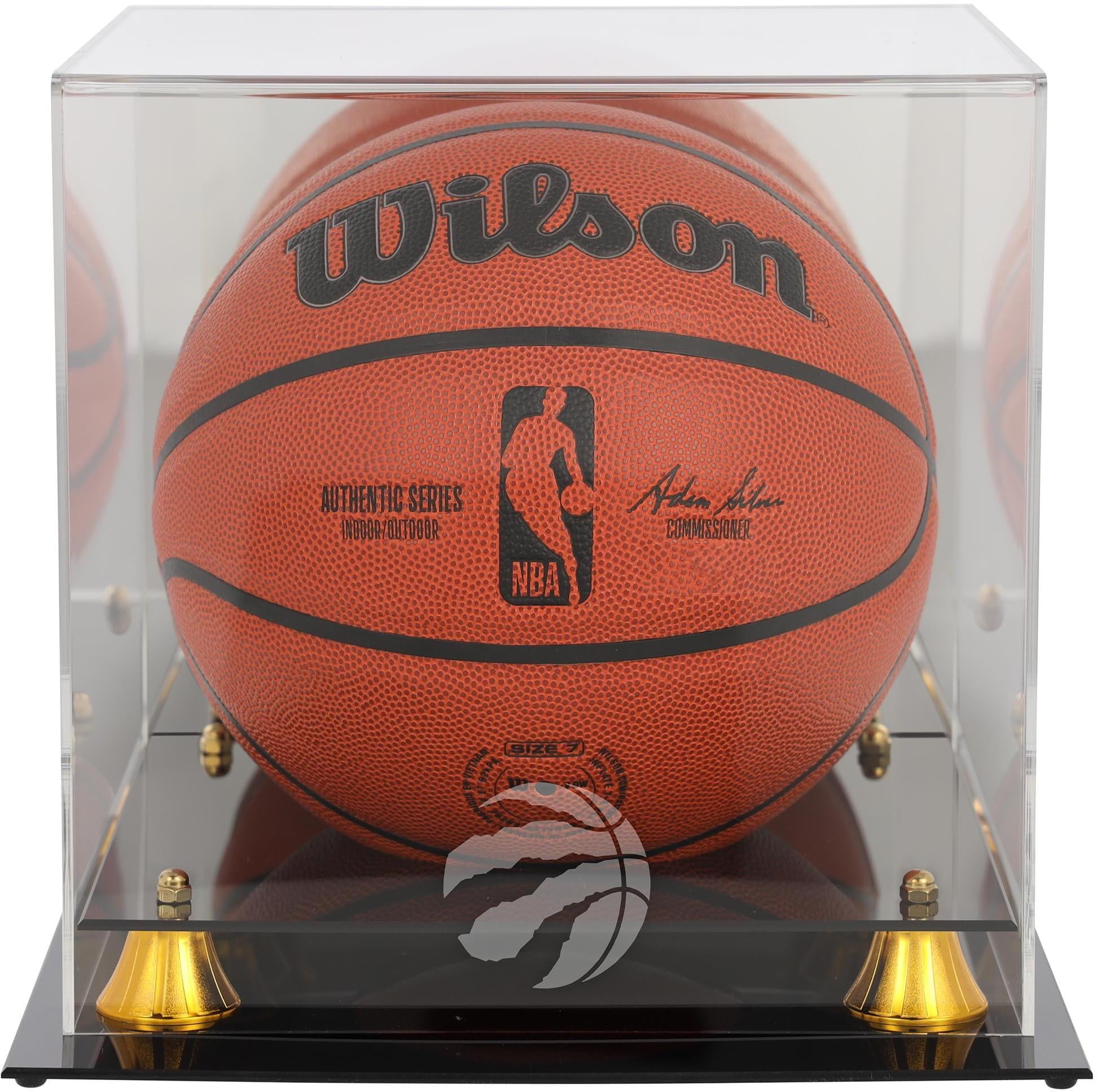 Toronto Raptors Golden Classic Team Logo Basketball Display Case ...