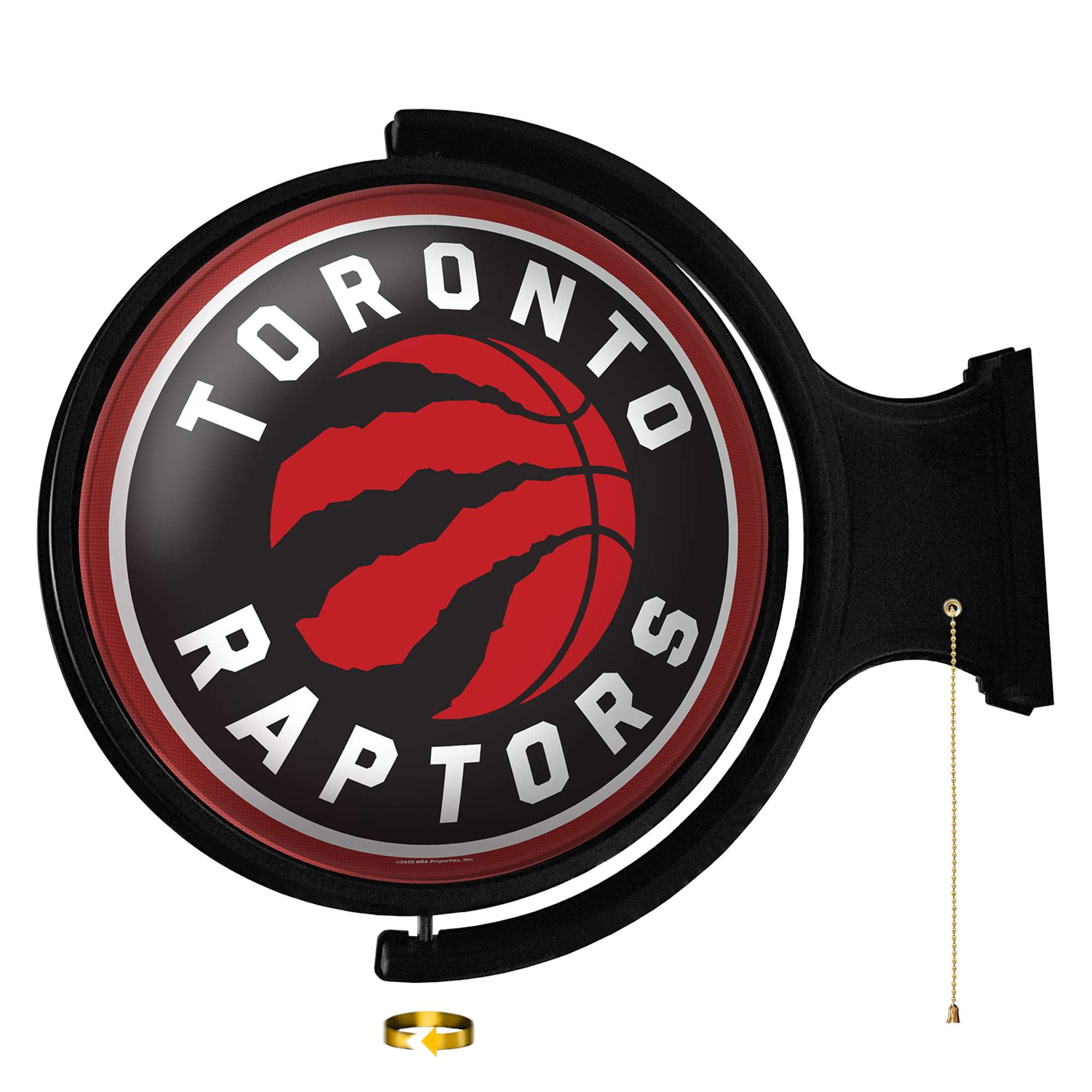 Toronto Raptors 21'' x 23'' Rotating Lighted Wall Sign - Walmart.com