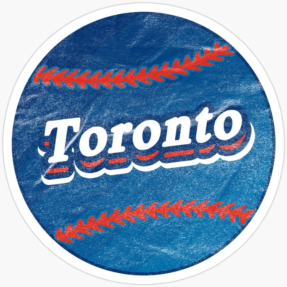 Toronto Retro Baseball Sticker Phone Decal Water Bottle Stickers Car ...