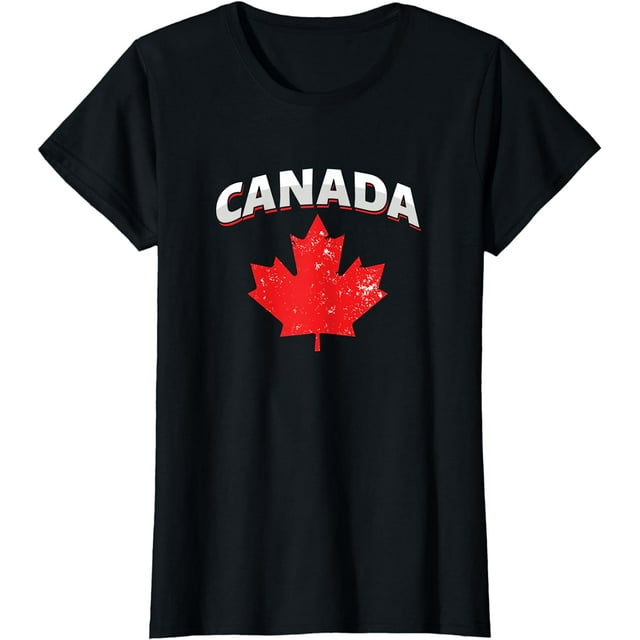 Toronto Vancouver Patriotic Canadian Canada Maple Leaf T-Shirt ...