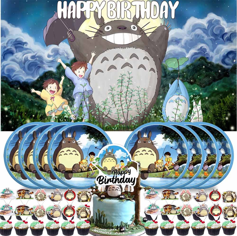 My Neighbor Totoro Party Supplies Birthday Decorations Plates Banner ...