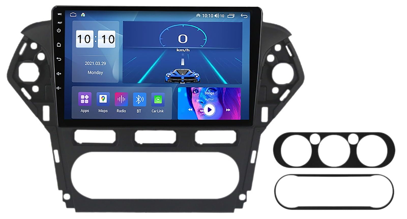 Torovo 2 Din Android 12 Car Stereo Video Player Headunit for Ford Mon ...
