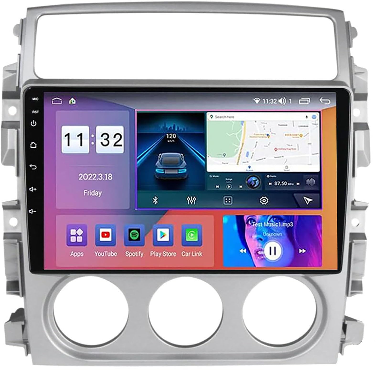 Torovo 2 Din Car Radio Android 12 with 9" Video Player for Su-Zuki ...