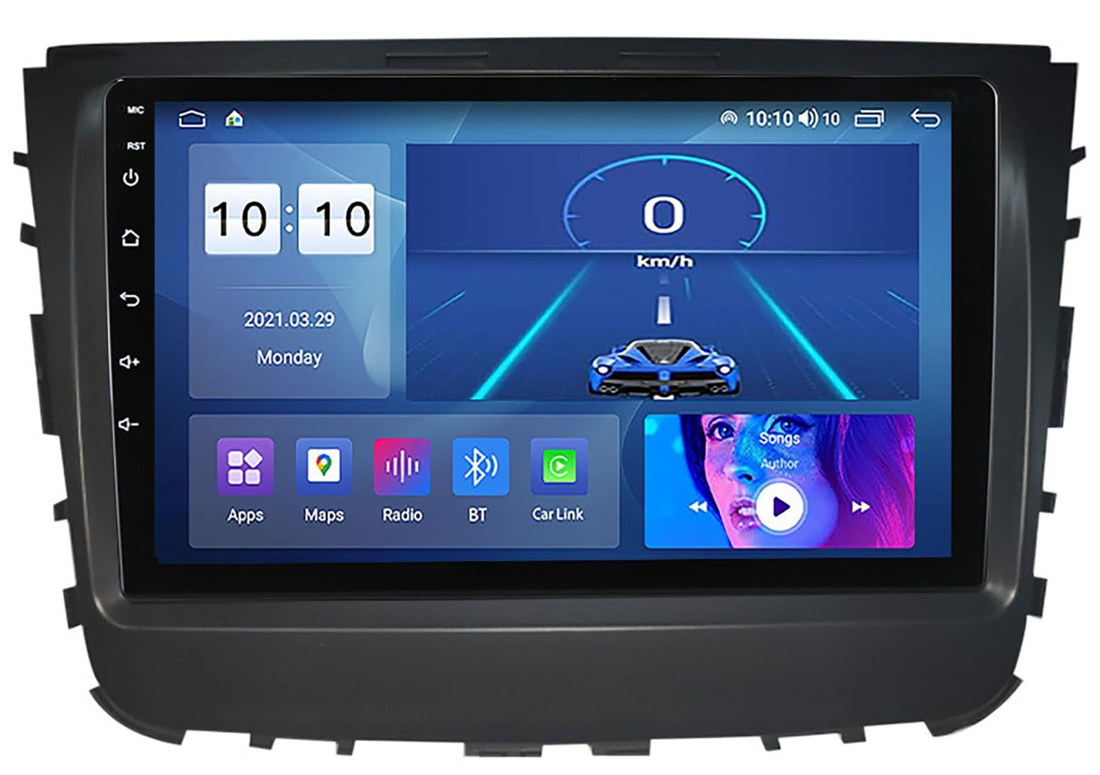 Torovo 2 Din GPS Sat Navigation Car Radio Android 12 with 9" Video ...