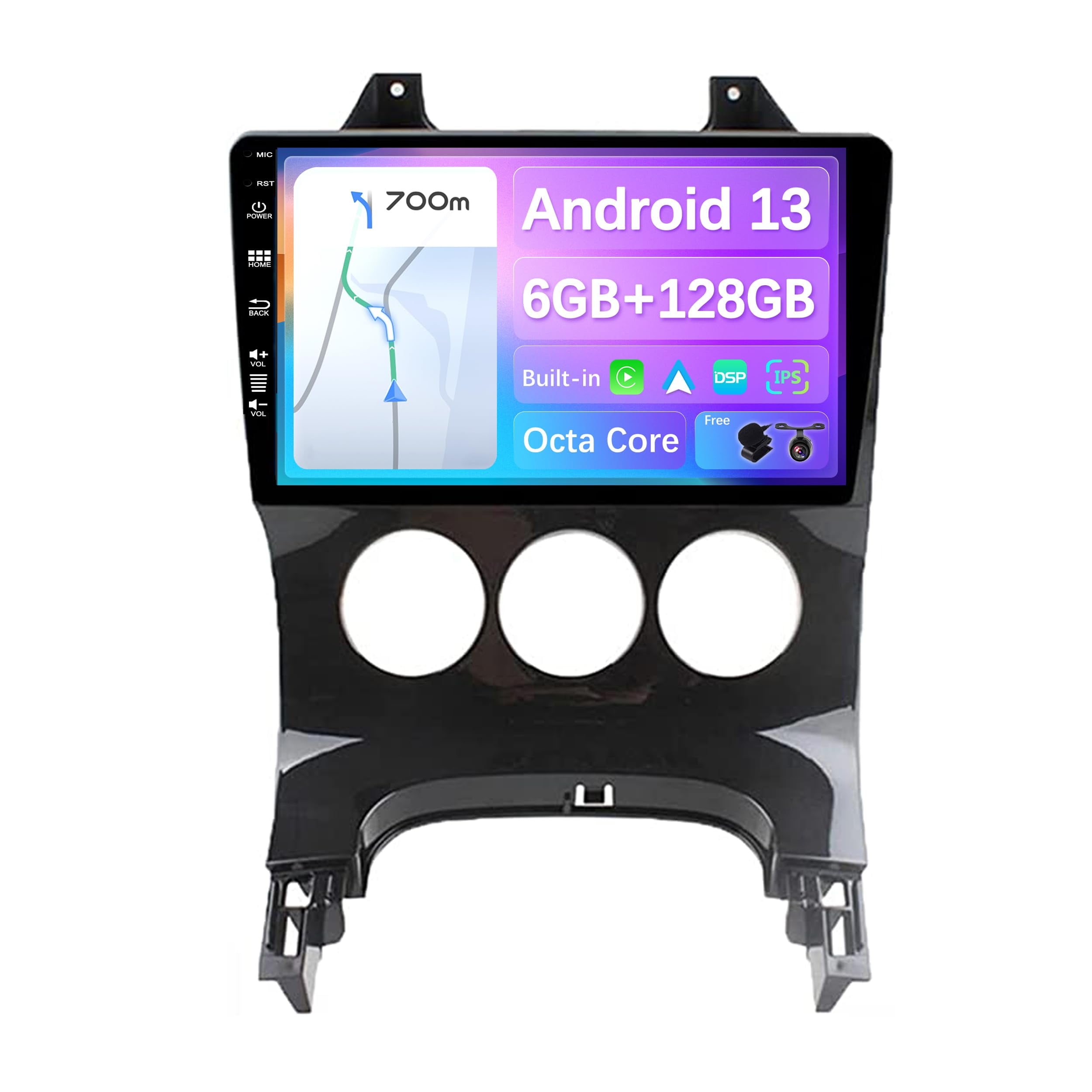 Torovo - [6G+128G] - Android 13 IPS Car Stereo For Peugeot 3008/5008 ...