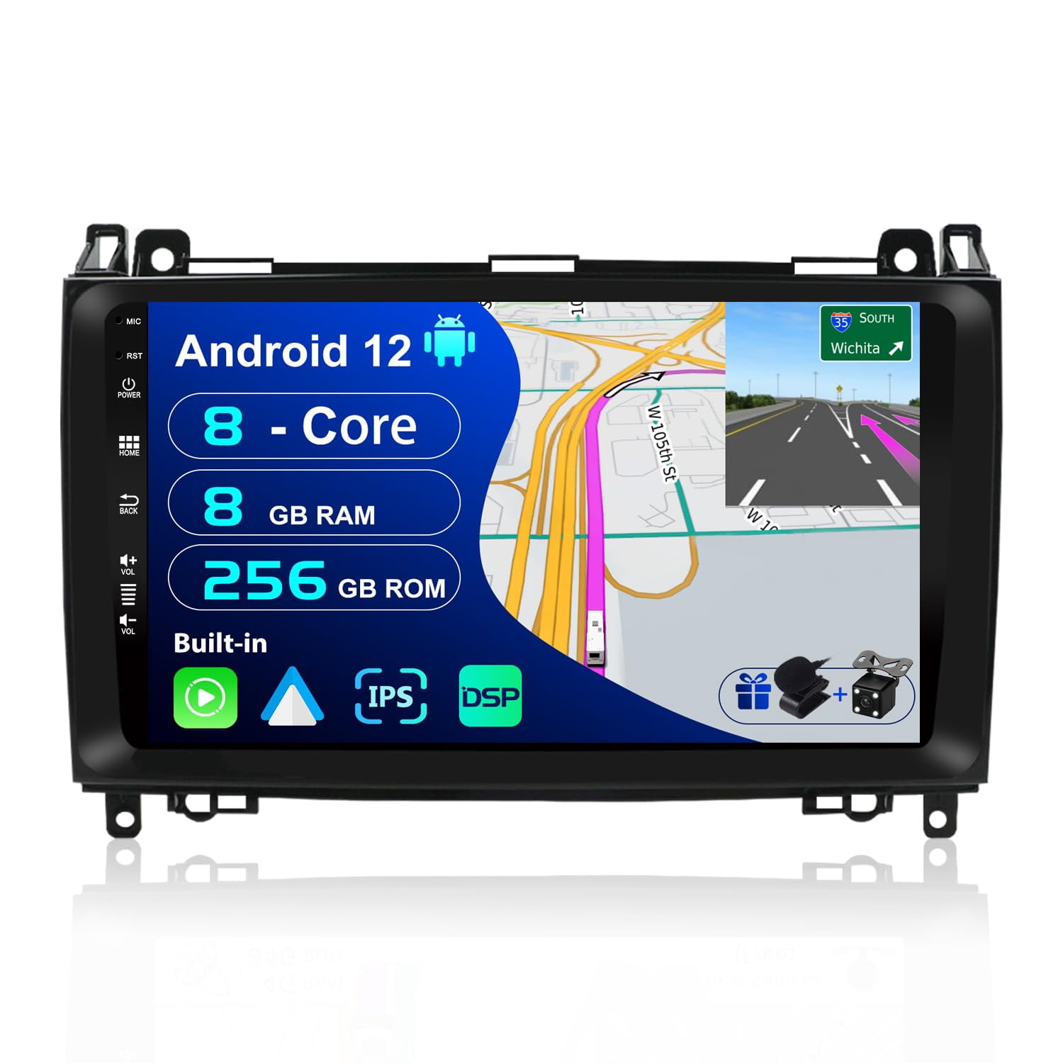 Torovo -[8G+256G] - Android 12 IPS Car Stereo For Benz W169 W245 B160 ...