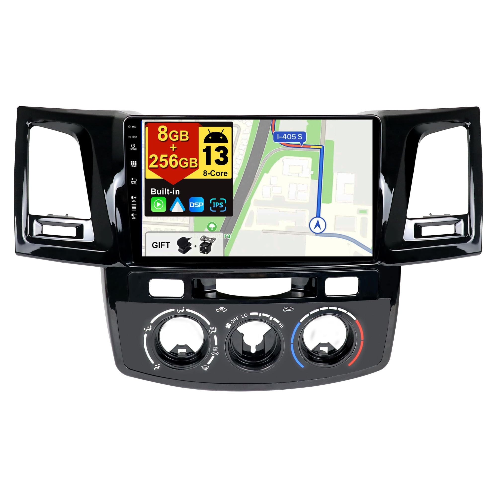 Torovo - [8G+256G] - Android 13 IPS Car Stereo For Toyota Fortuner ...