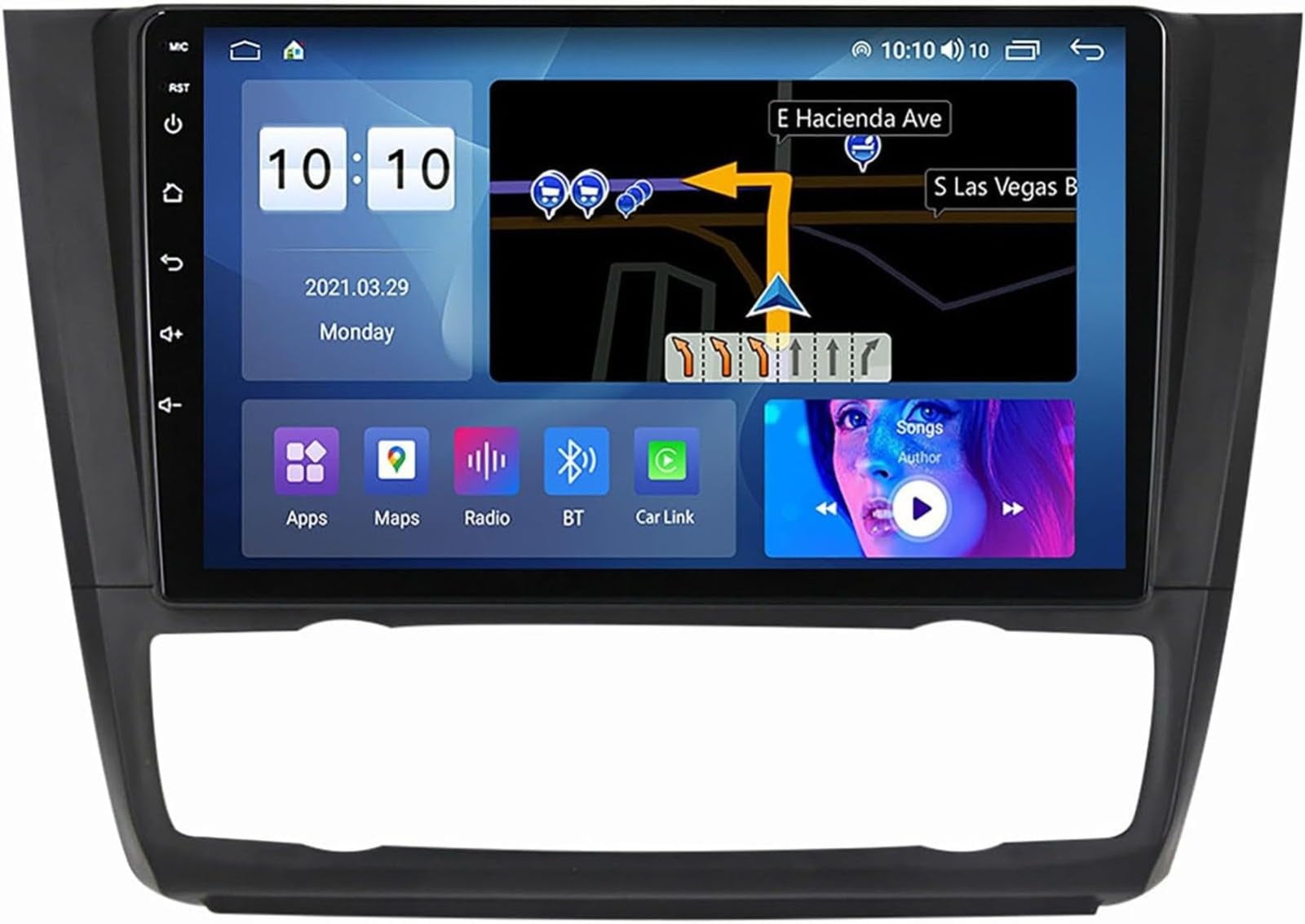 Torovo 9'' Android 12 Radio Screen for B-MW 1 Series E81 E82 E87 E88 ...
