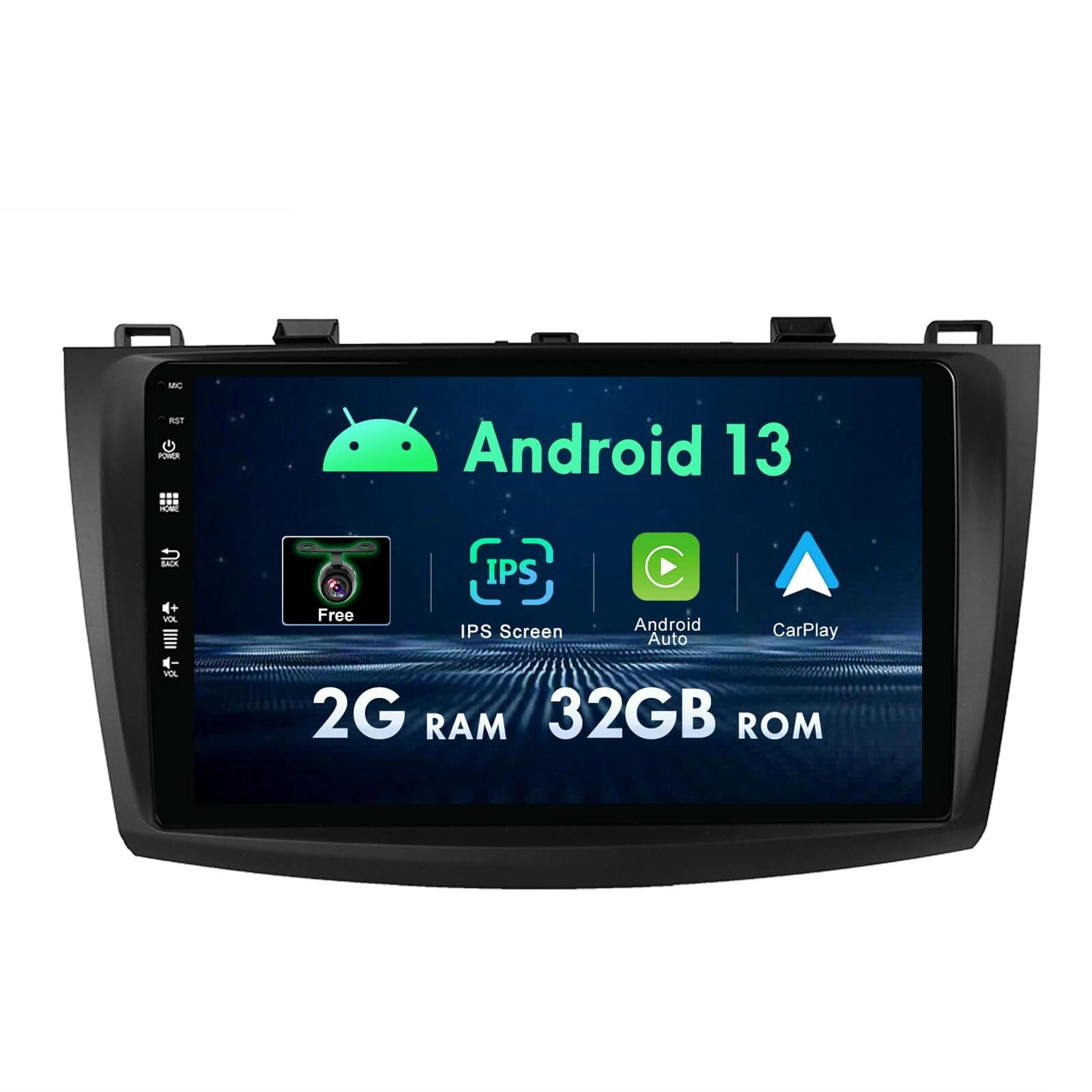 Torovo 9" IPS 2 Din Android Car Radio Suitable For Mazda 3 (2009-2013 ...