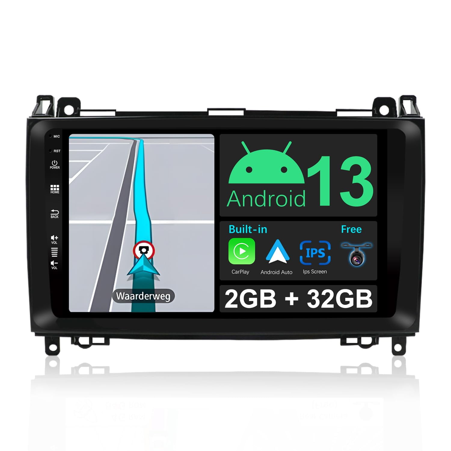Torovo Android 13 IPS Car Stereo For Benz W169 W245 B160 B170 B180 B200 ...