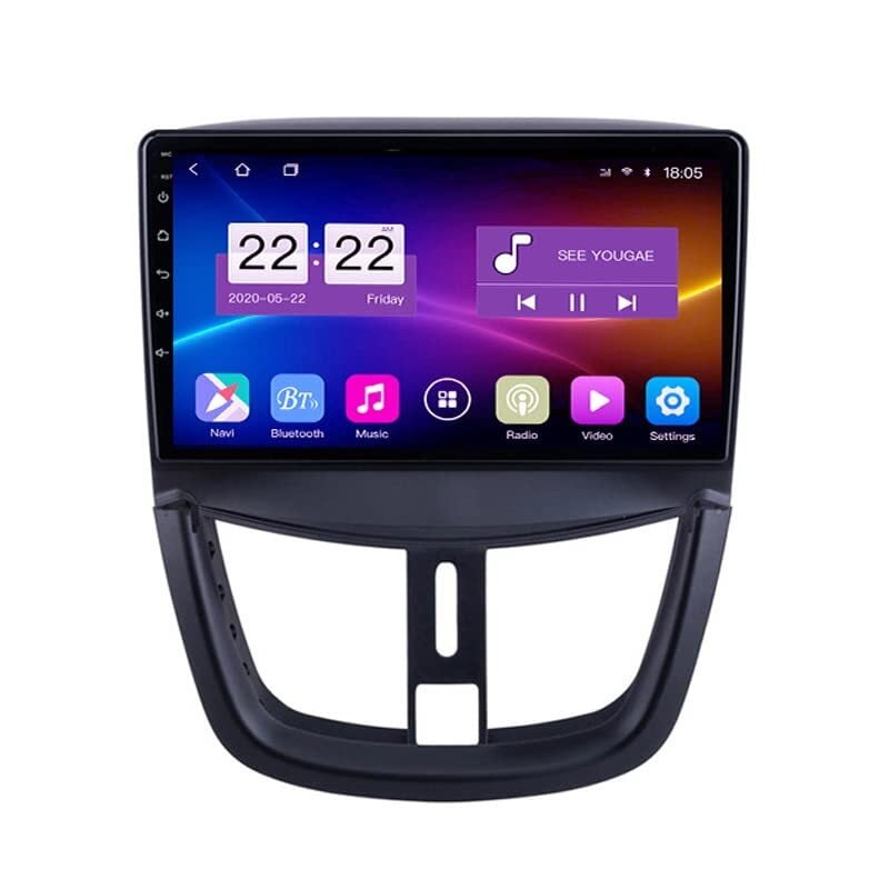Torovo Android Car Stereo for PEUGEOT 207 2 Din Radio GPS Navigation ...