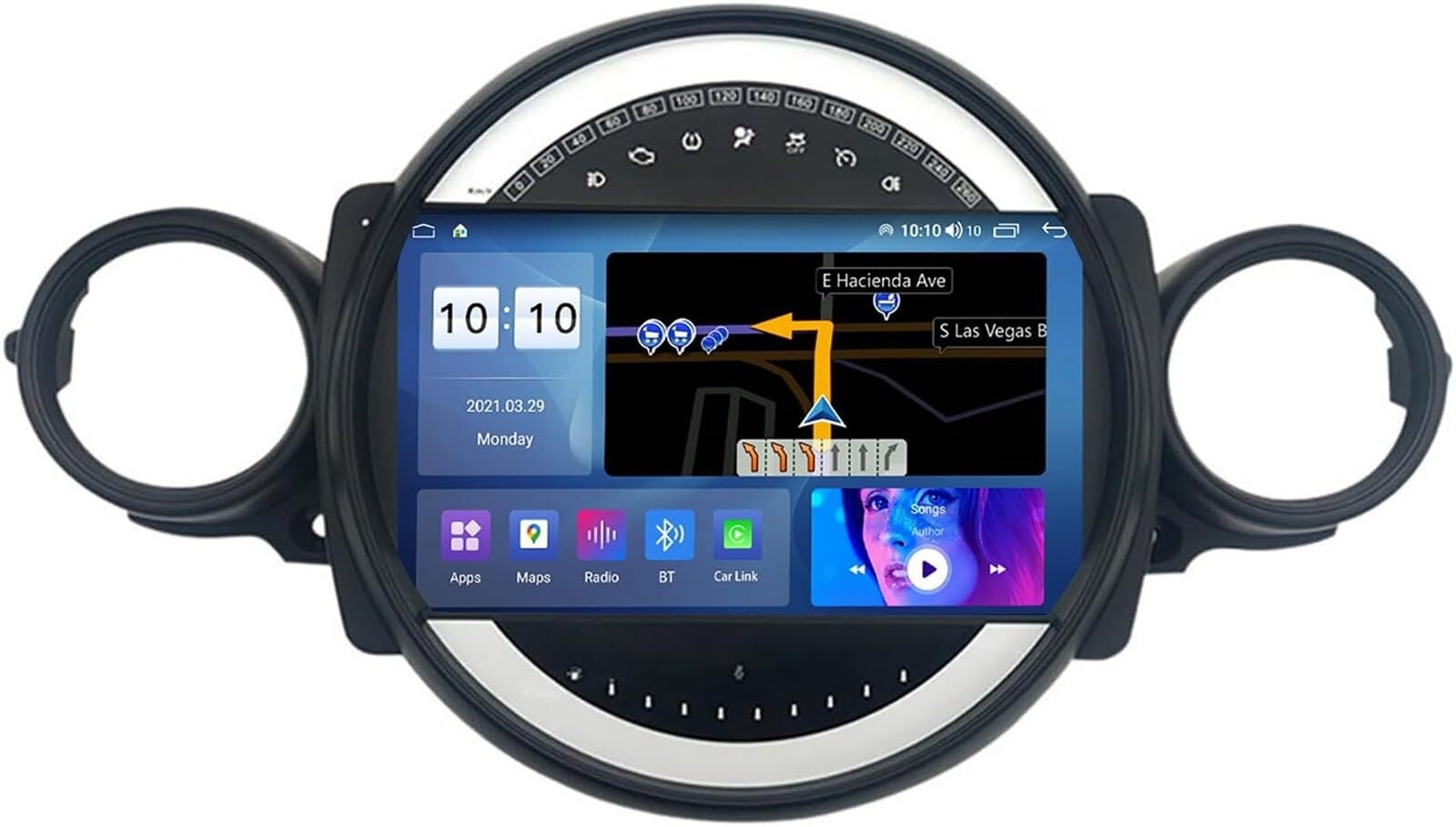 Torovo GPS Navigation Android 12.0 Car Radio for B-Mw Mini 2007-2015 ...