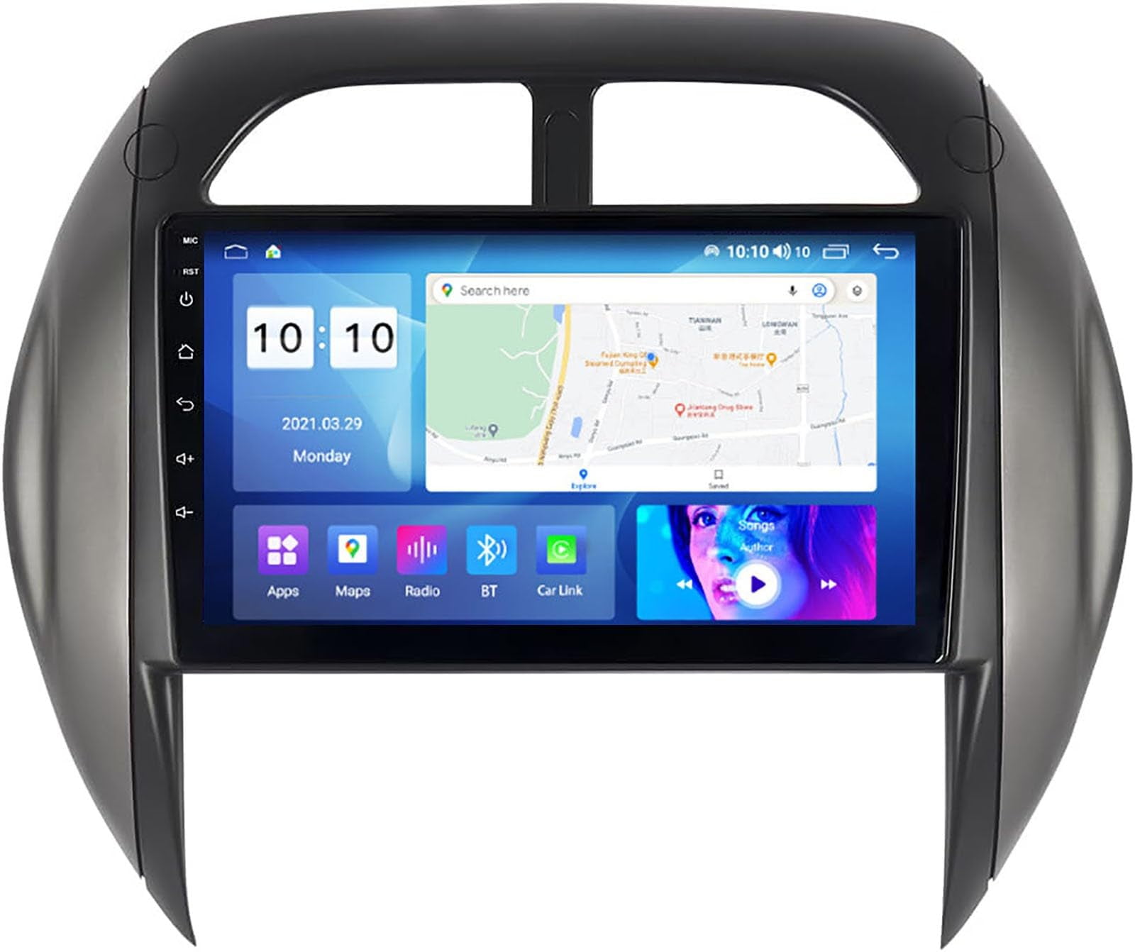 Torovo GPS Navigation Android 12 Car Radio for T-oyota RAV4 2003-2005 ...