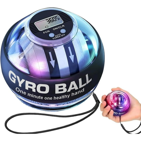Torque Ball Hand Exerciser,Gyro Ball Hand Wrist Exerciser with Counter ...