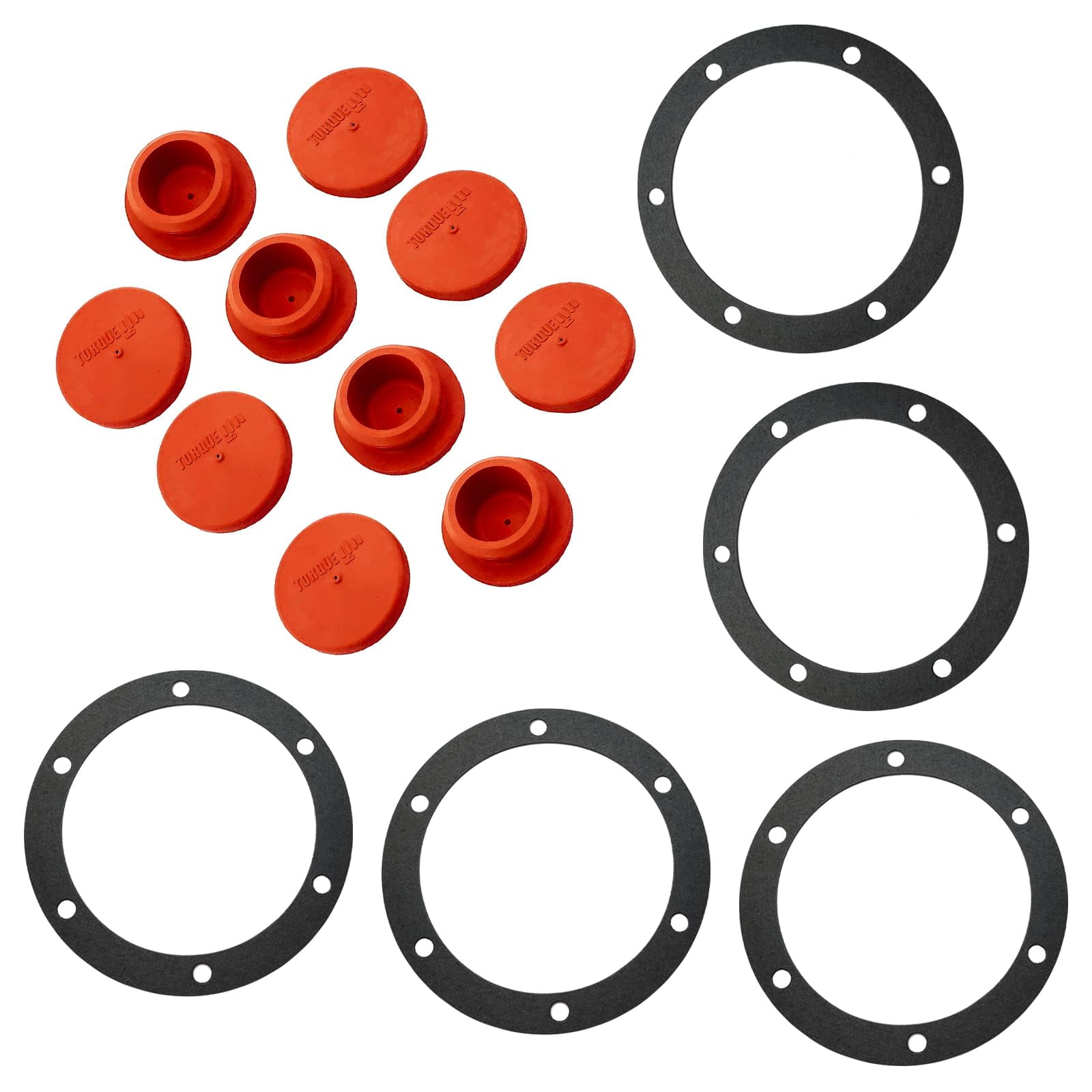 Torque Hubcap Plug and Gasket Set 10 PCS 359-5990 Rubber Plugs and 5 ...