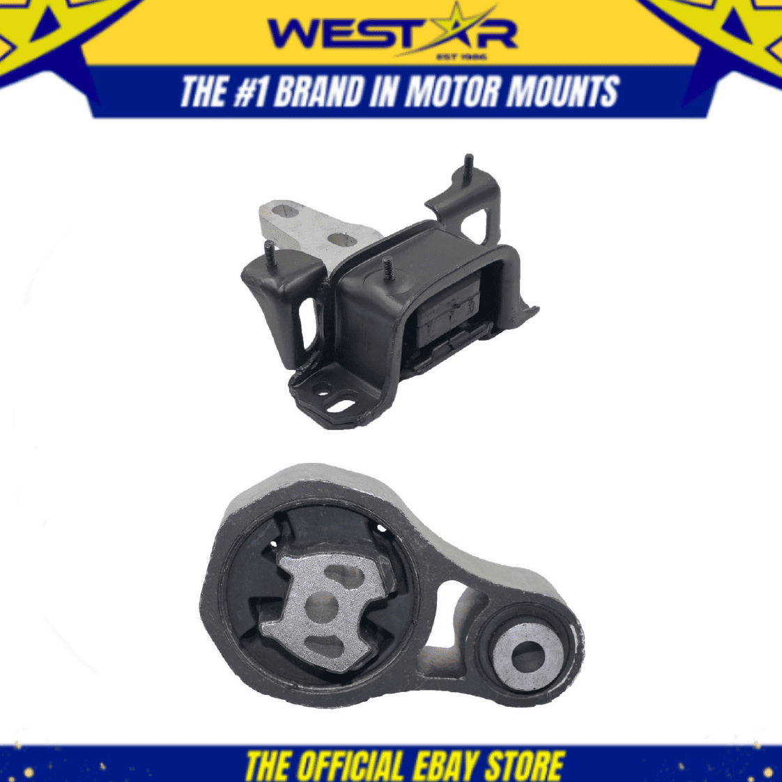 Torque Strut & Trans Mount 2PCS Fit 11-19 Ford Fiesta 1.6L for Auto ...