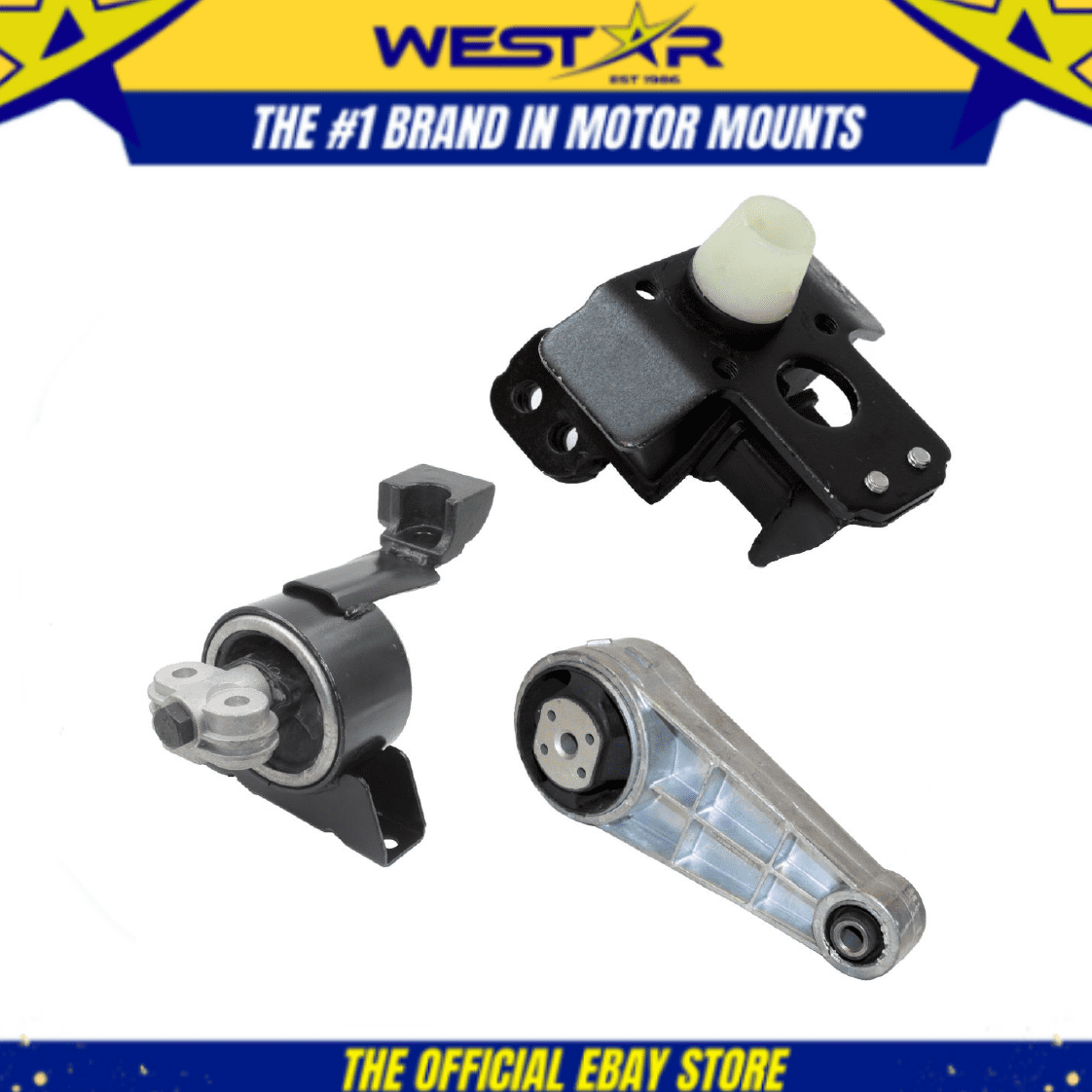 Torque Strut & Trans Mount 3PCS Set for Chevy Optra/ Suzuki Forenza ...