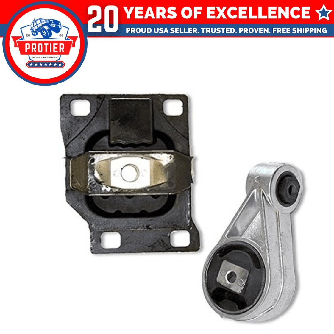 Torque Strut & Trans Mount Set for 2010-2013 Ford Transit Connect 2.0L ...