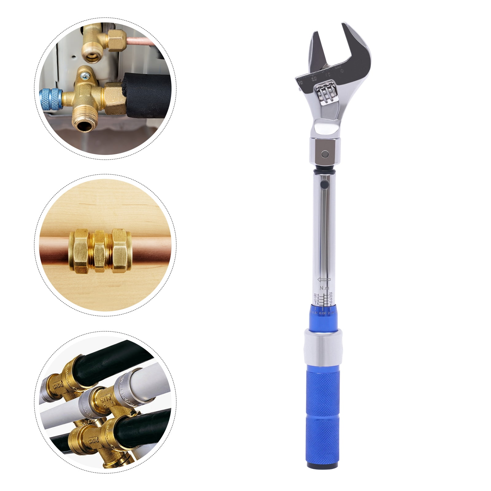 Torque Wrench Open End Torque 5 25nm Clicking Wrench Interchangeable ...