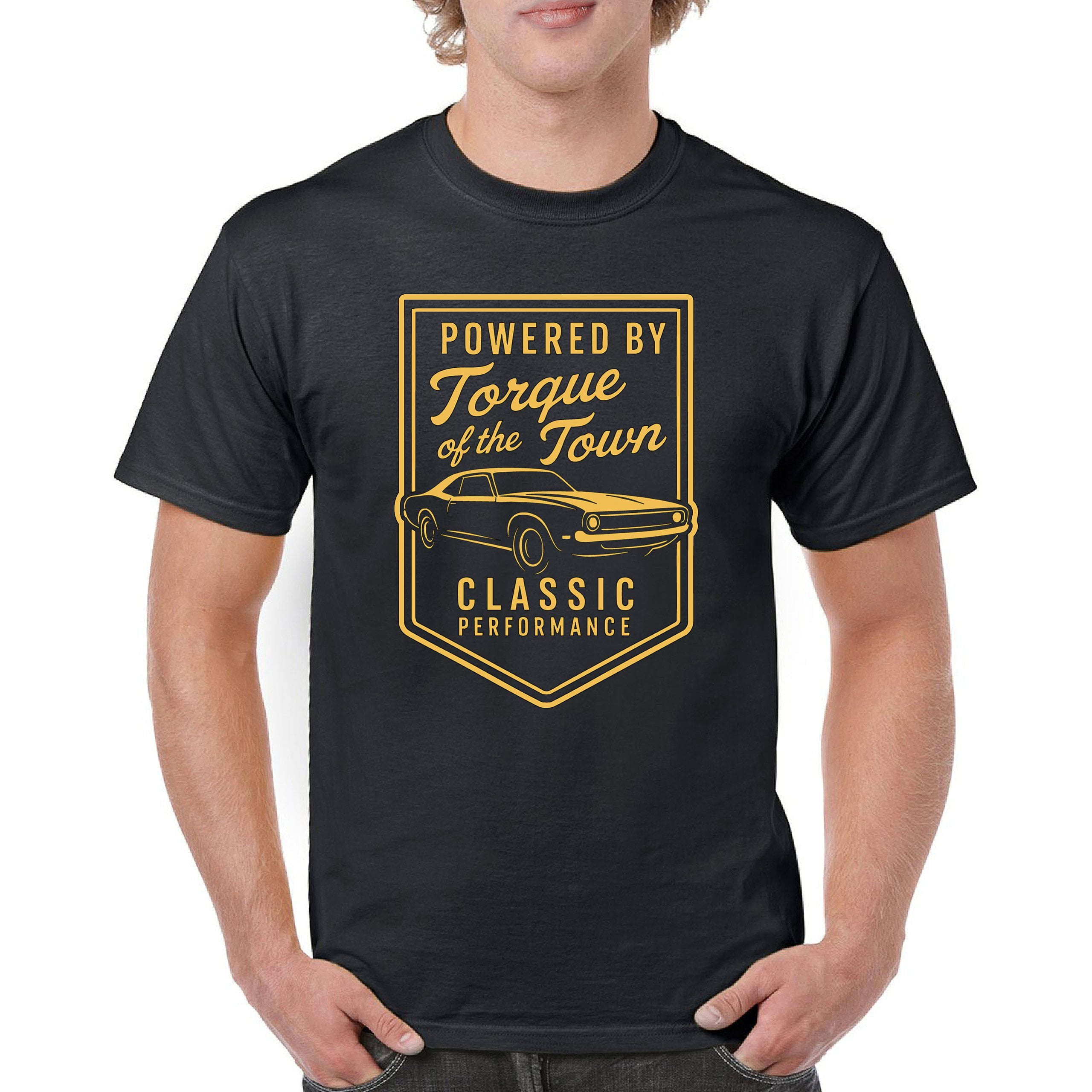 Torque of the Town T-shirt Classic American Muscle Car Performance ...