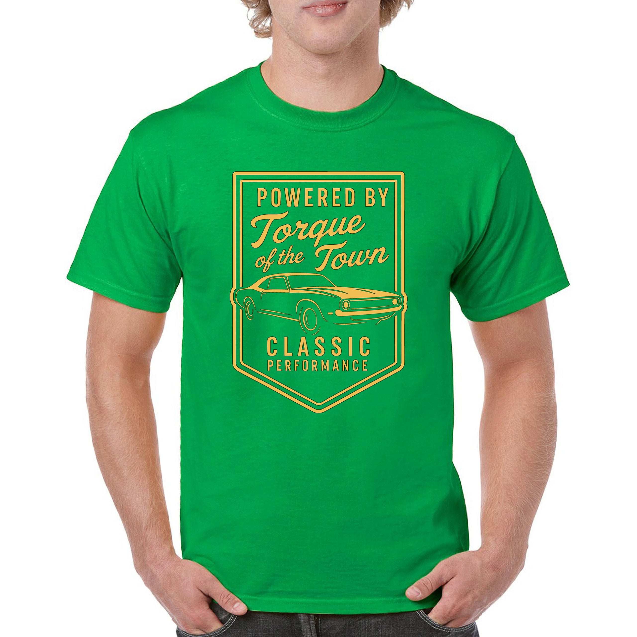 Torque of the Town T-shirt Classic American Muscle Car Performance ...