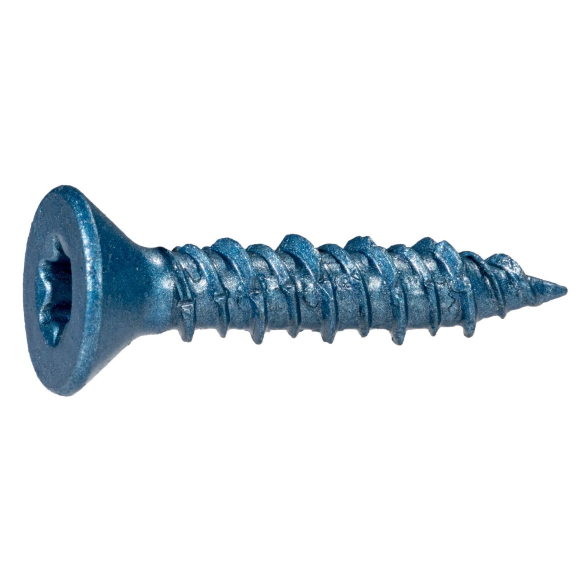 Torquemaster 1/4" x 1-1/4" Flat Head Masonry Screws, 100 Pieces, Rust ...