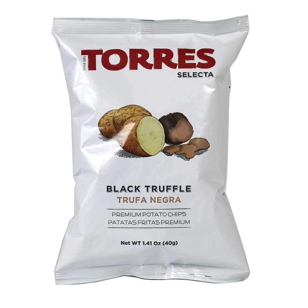 Torres - Black Truffle BCF26 Potato Chips, 1.41oz (40g) (3-PACK ...