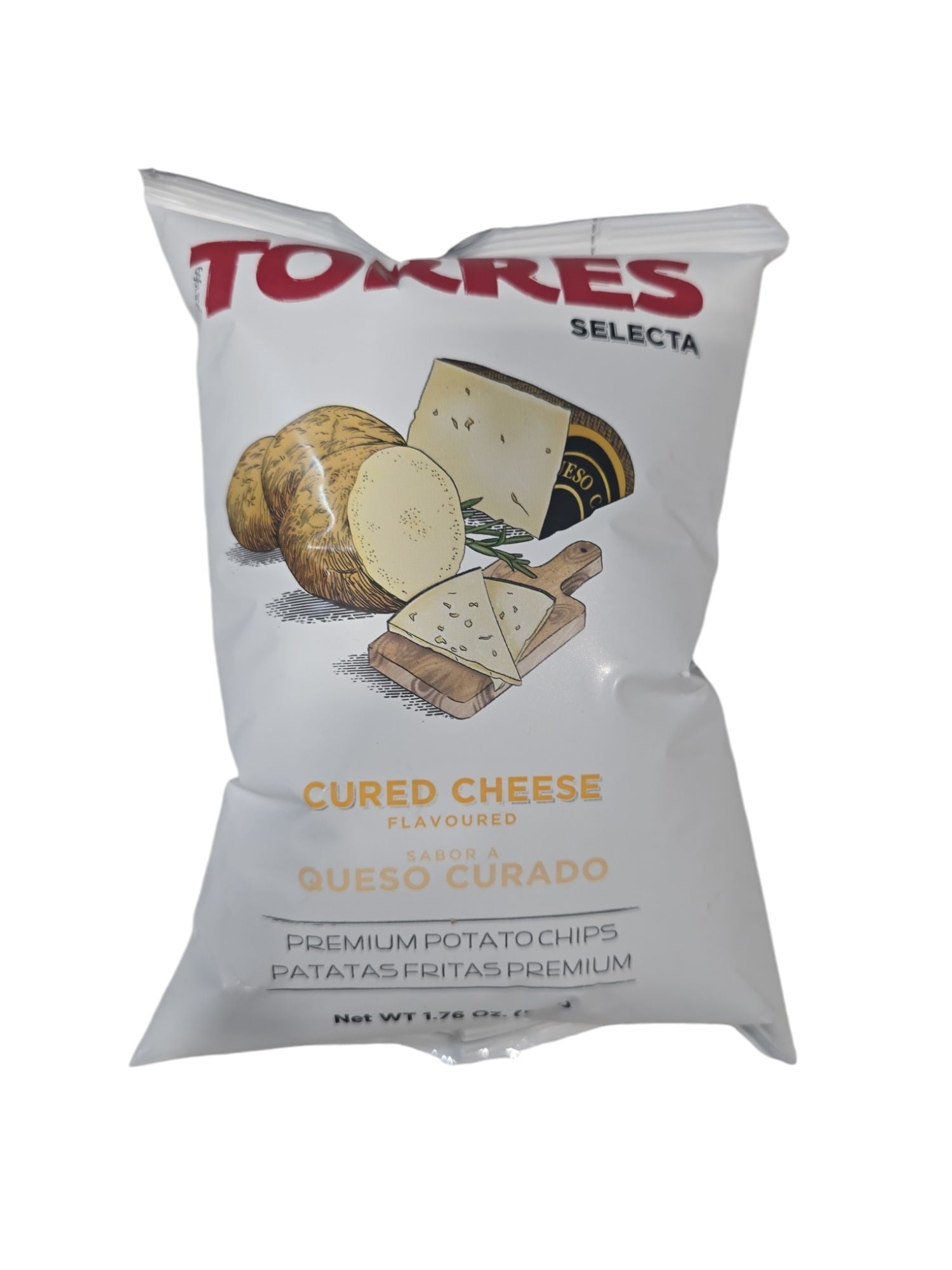 Torres Cured Cheese Queso Curado Potato Chips Manchego Cheese Flavor ...